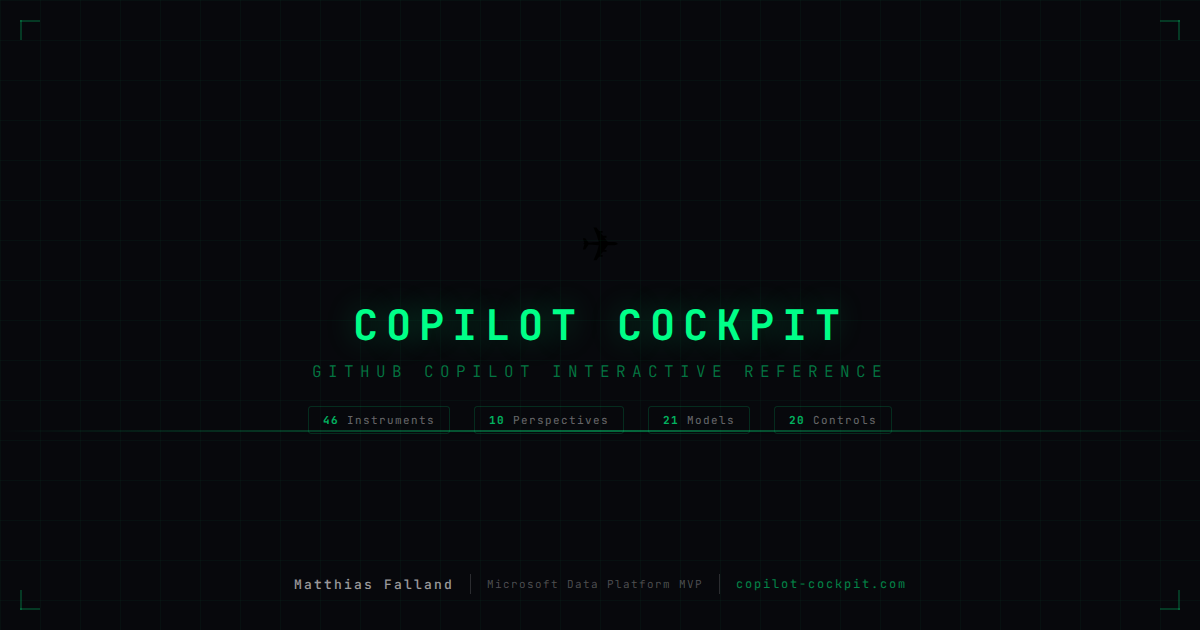Flight Log — Copilot Cockpit Changelog